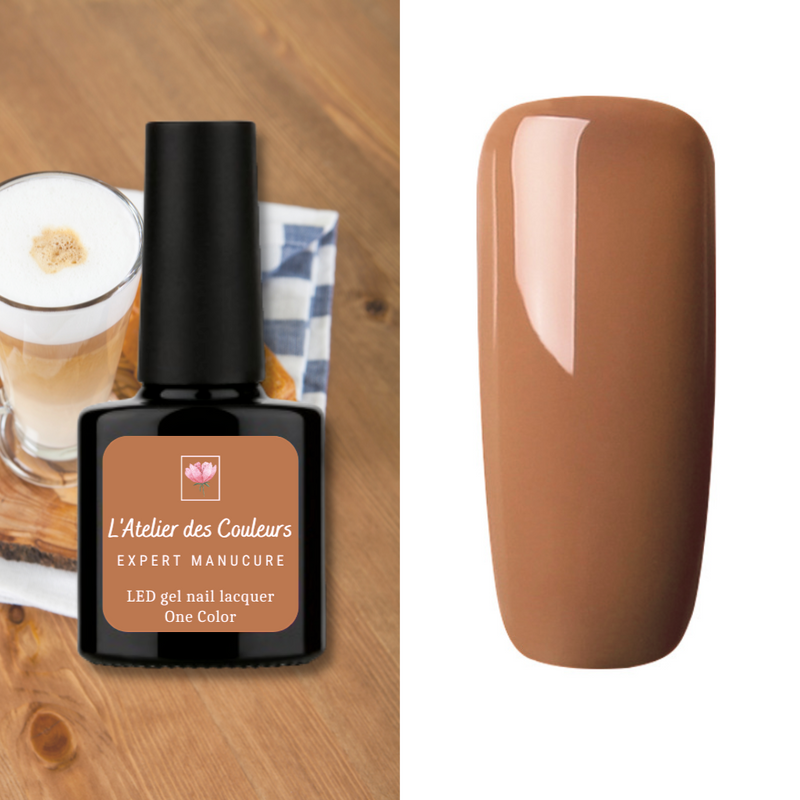 Vernis semi permanent Marron Clair - Latte Macchiato I L'Atelier des ...
